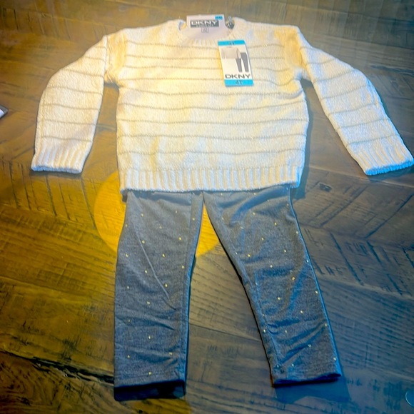 Dkny | Matching Sets | Dkny Nwt Toddler 2piece Set 4t Leggings And ...